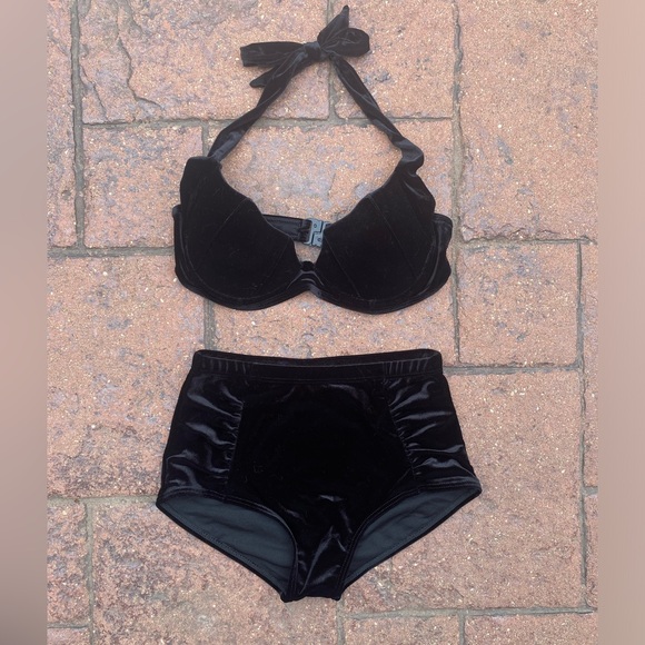 Killstar | Swim | Rare Ghoulina Killstar Velvet Bikini | Poshmark